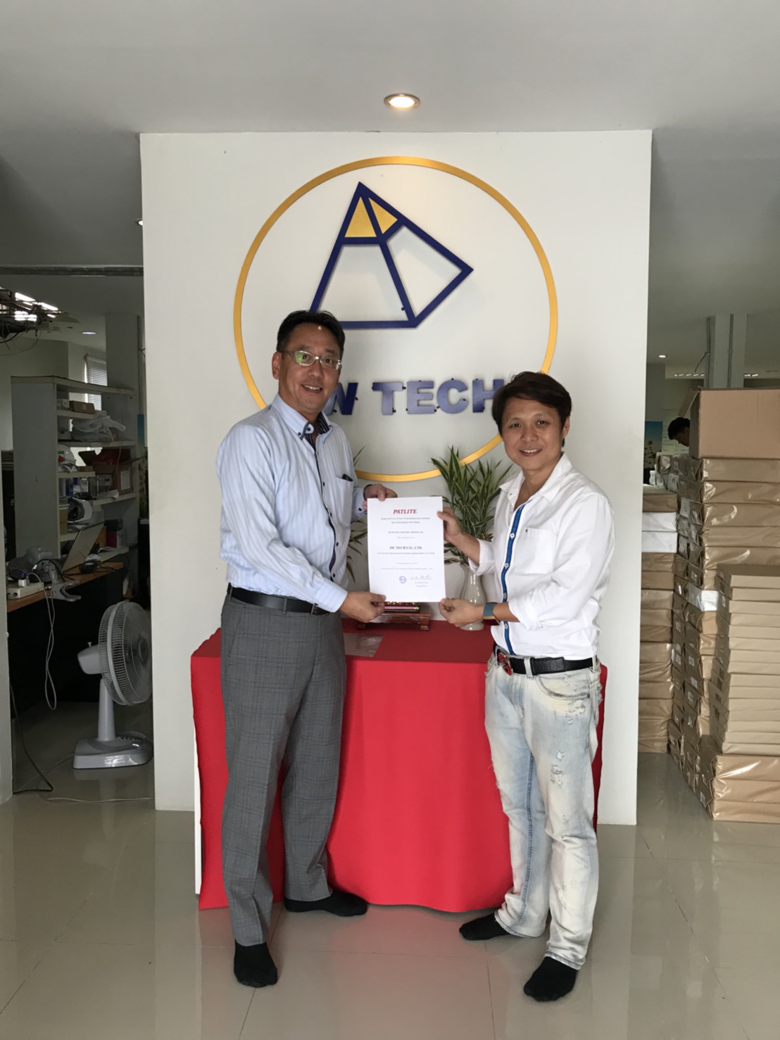 JW TECH เป็นตัวแทนจำหน่ายอย่างเป็นทางการของสินค้า PATLITE